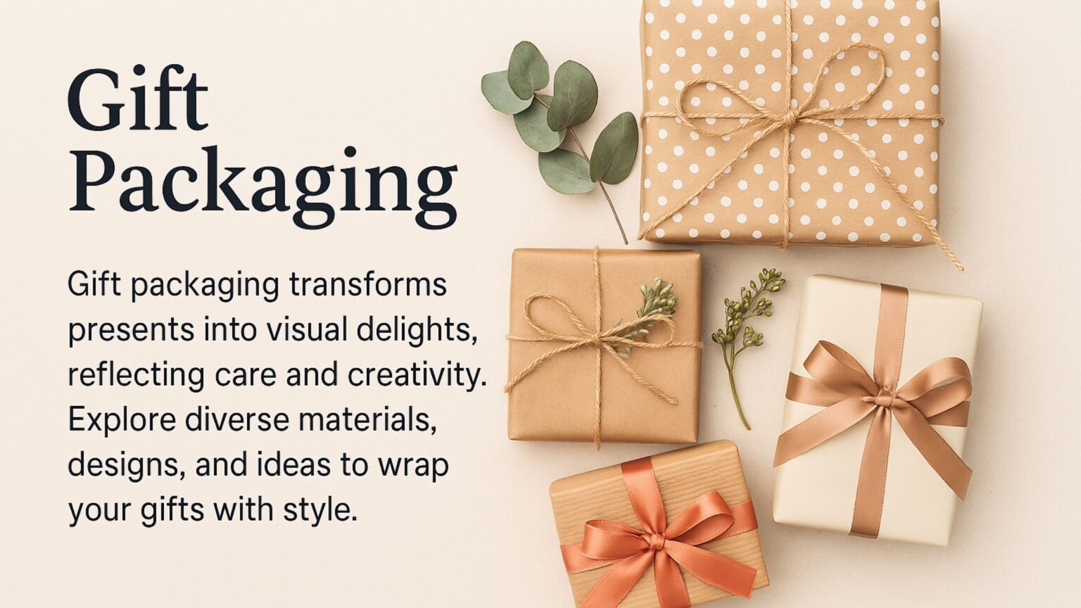 Gift Packaging – Creative Ideas for Every Occasion