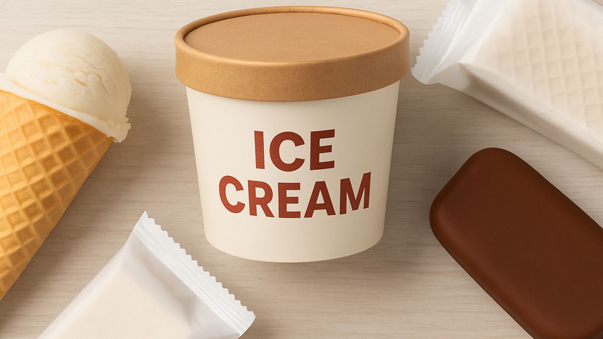 Primary Packaging of Ice Cream: Materials, Design & Sustainability