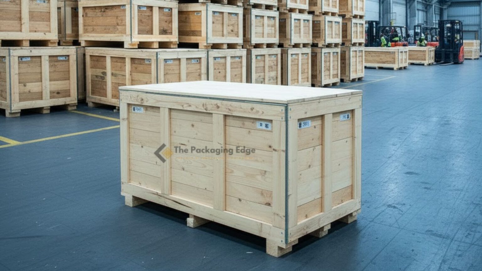 Industrial Pinewood Boxes | Heavy-Duty Export Packaging