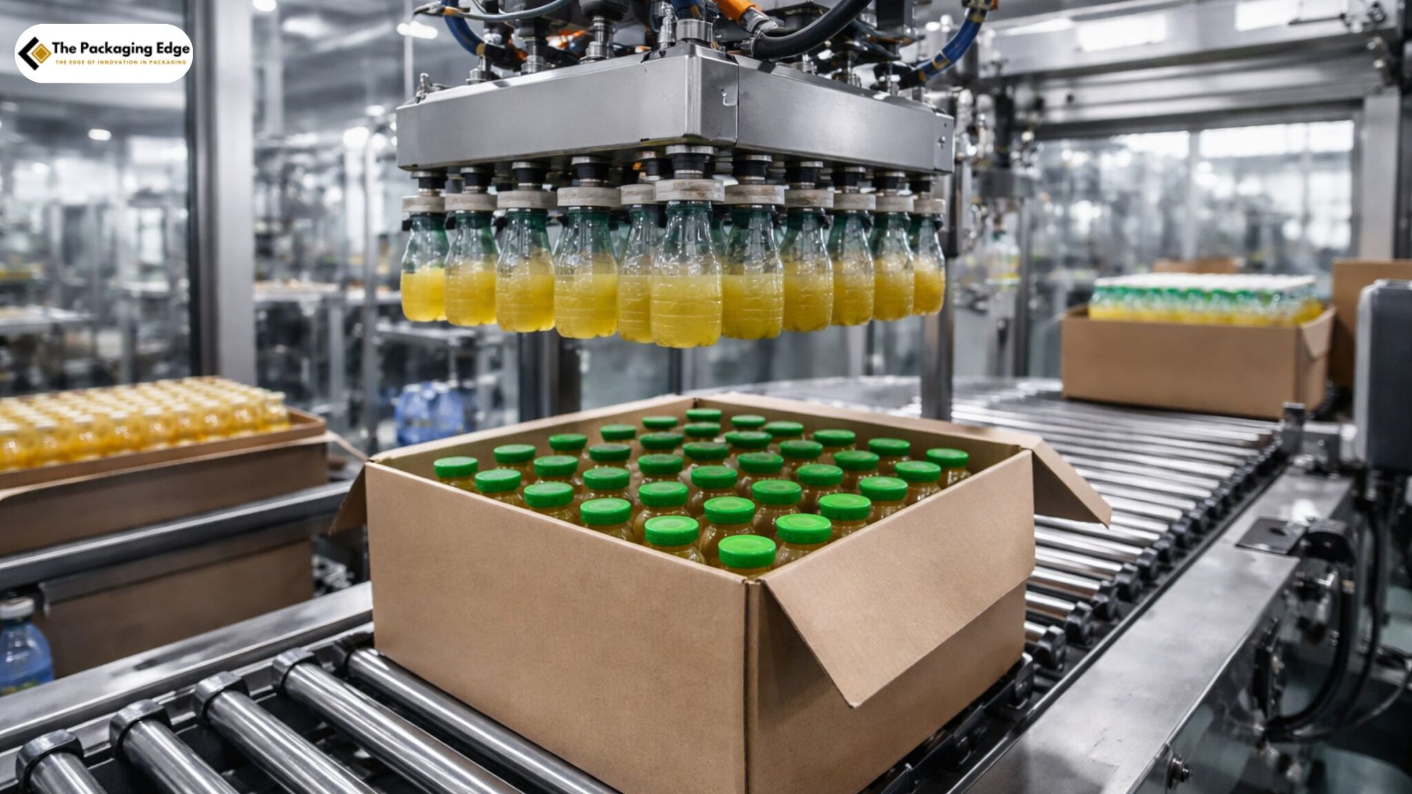 Bottle Case Packer Solutions | Automatic Case Packing Systems